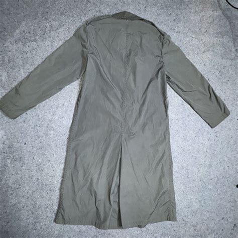 Vintage Rolane Vietnam Era Millitary Army Green Trenc Gem