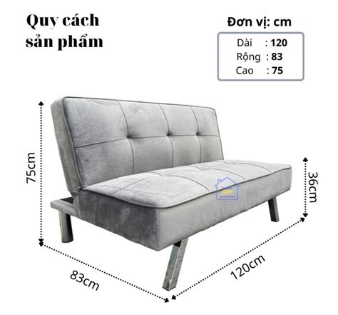 Ghế Sofa Bed Mini 1m2 Sopha Giường Nhỏ Gọn