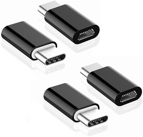 Jp 4個入り Usb Type Cアダプタ Microb Typec変換アダプタ Micro Usb Type C 変換 マイクロusb メス To Usb C オス