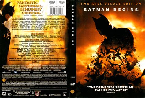 Batman Begins 2005 R1 Dvd Cover And Labels Dvdcover Com