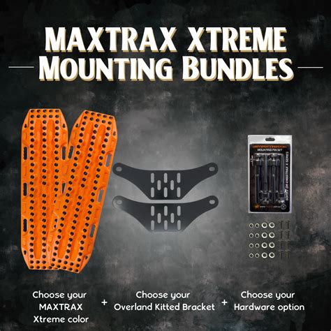Maxtrax® Xtreme Bundle With Boomerang Roof Rack Mounts Save 10