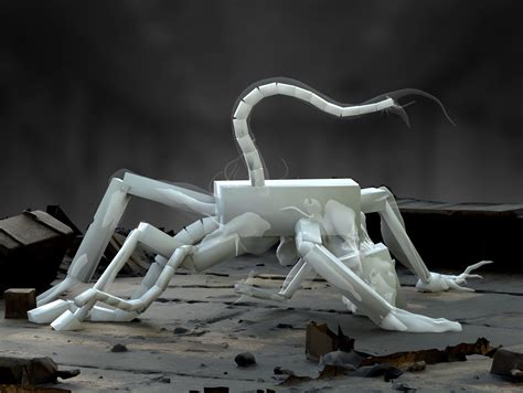 3d Model Split Face From The Thing Vr Ar Low Poly Cgtrader