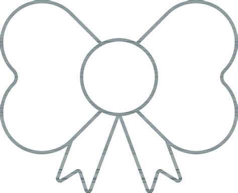 Bow Vector Outline