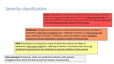 Classification And Reporting Of Severity Of Procedures The Laboratory