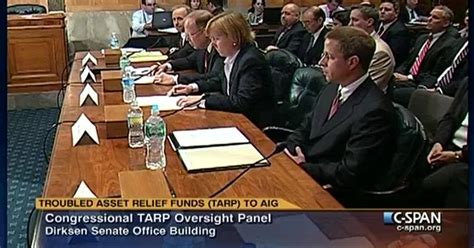 Aig Under Troubled Asset Relief Program Panel 1 Video C