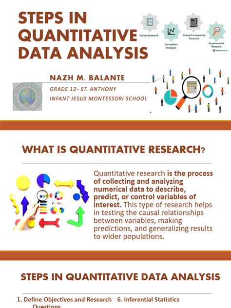 Quantitative Data Analysis Steps Pdf Data Analysis Statistics