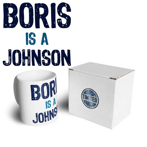 Boris Johnson Mug Political Prime Minister Opinion Coffee Tea Cup