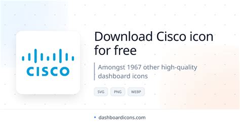 Cisco Icon Dashboard Icons