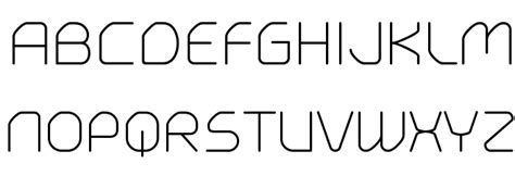 Typo Angular Rounded Light Demo Font