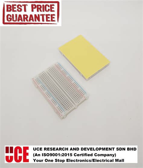 Mini Solderless Breadboard 400 Tie Points 85 X 55cm For Arduino