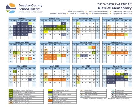 Douglas County School District Nv Calendar 25 26 Revised Pdf Educounty