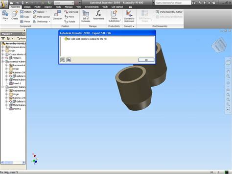 I Have A Problem Exporting To Stl File In Inventor Autodesk Community