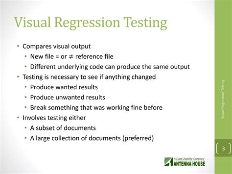 Automated Visual Regression Testing 1 Pptx Graphics Software