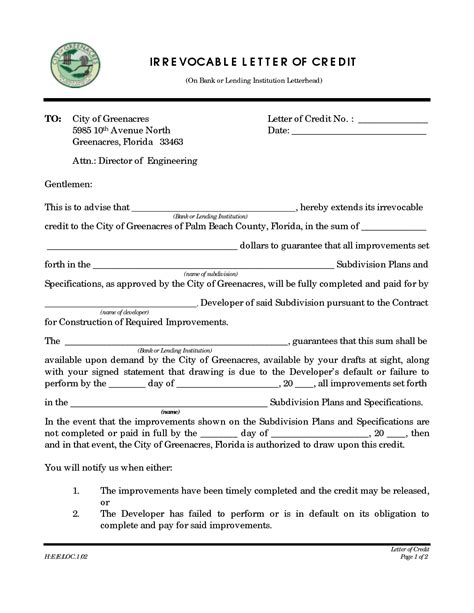 Letter Of Credit Malaysia Standby Letter Of Credit Issuance Process Riset