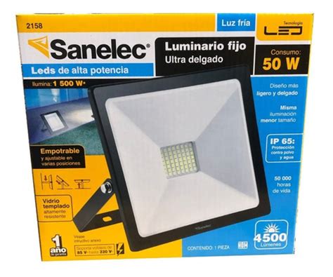 Reflector Fijo Ultra Delgado w Sanelec Luz Fría MercadoLibre