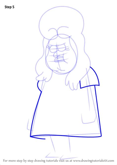 How To Draw Lazy Susan From Gravity Falls Gravity Falls Step By Step