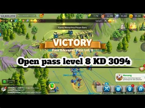 Open Pass Level Kd Kvk Kingdoms