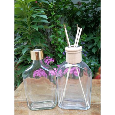 ขวด Diffuser สำหรับใส่น้ำหอมในบ้านทรงแบน มีจุกใน Shopee Thailand