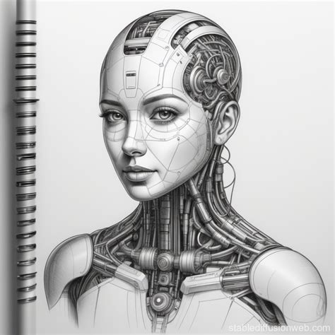 Illustration Of Intelligent Ai Interface Stable Diffusion Online