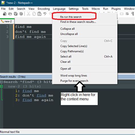 Re Search From Search Results Window · Issue 11231 · Notepad Plus Plus