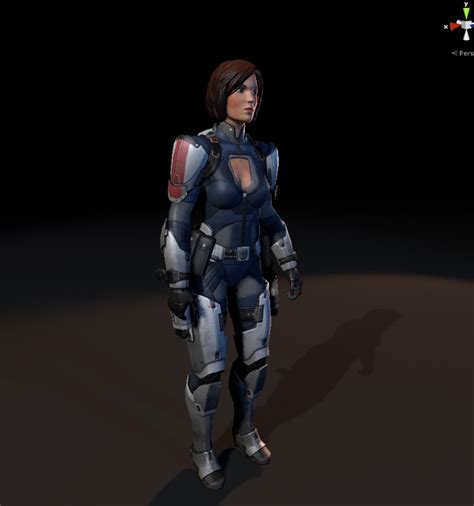 Armored Sci Fi Girl