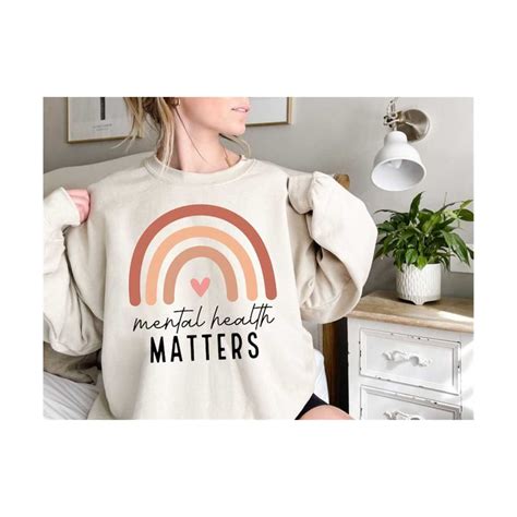 Mental Health Matters Svg Boho Rainbow Svg Mental Health S Inspire