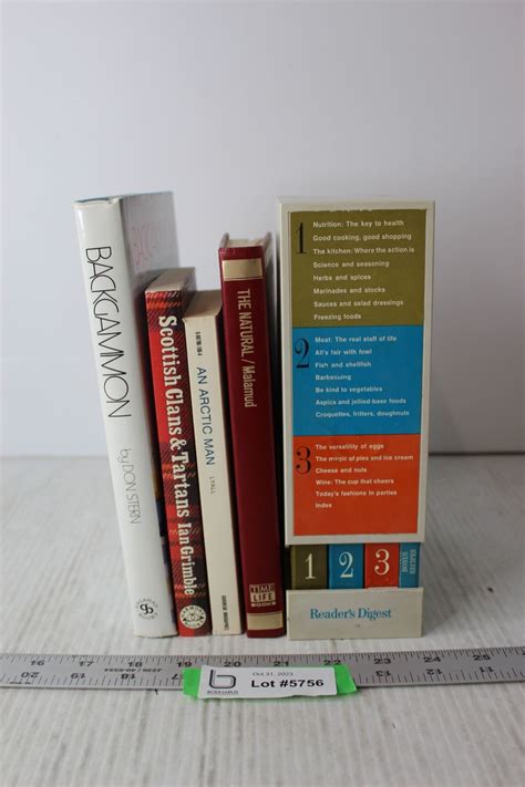5 Books Backgammon Readers Digest Bodnarus Auctioneering