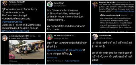 Fake News And Communal Incitement Add Fuel To Post Poll Fire In West