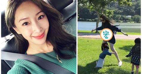 到公園享天倫之樂，隋棠8月孕肚現身，網友看了直呼「不可能！」 Peekme