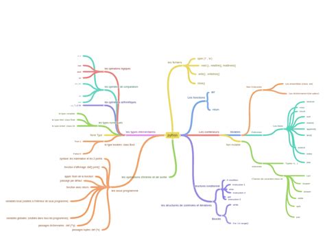 Python Coggle Diagram