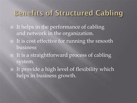 PPT Structured Cabling Dubai PowerPoint Presentation Free Download ID