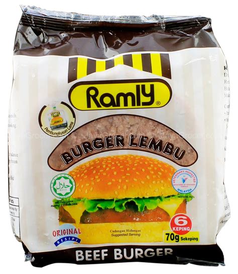 Ramly Beef Patty 70g Pc Mabg Food Shop