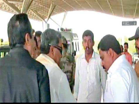 An Expression Of Affection Siddaramaiah Clarifies After Slapping