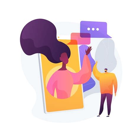 사람들이 추상적 인 개념 벡터 일러스트 레이 션에 연결 상태를 유지하십시오 자기 고립 소셜 미디어 연결 친구 모임 온라인 커뮤니케이션 사회적 거리 집에서 추상적