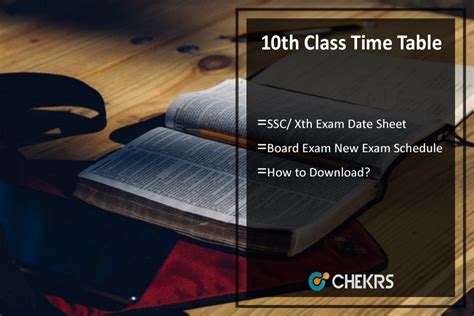 10th Time Table 2024 Released Ssc Sslc Exam Date Sheet Pdf State