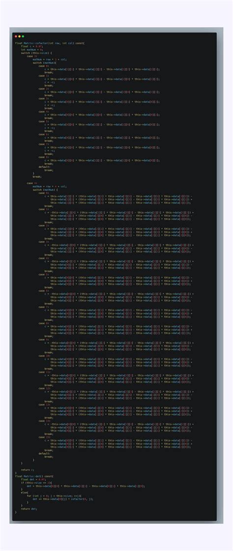 wanted to optimize my matrix determinant calculations came up with