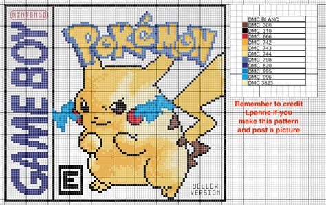 Lpanne Cross Stitch Geeky Cross Stitch Patterns Pokemon Cross Stitch Patterns Pokemon