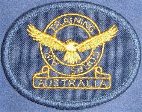 Australian Air Force Cadets Garrison Cap Cloth Badge Airtc