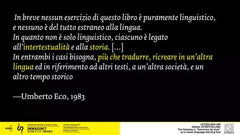 visual story telling the queneau s “exercices de style” as a visual