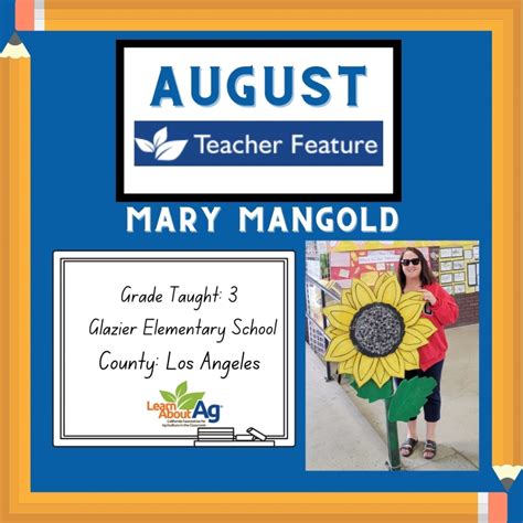 Teacher Feature And California Ag In The Classroom Conference