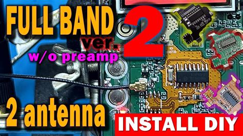 HF FULL BAND Mod V2 Without Preamp INSTALL Dual Single Antenna Si4732 Two Antennas YouTube