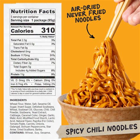 Spicy Chili Noodles 5 Packs Momofuku Goods