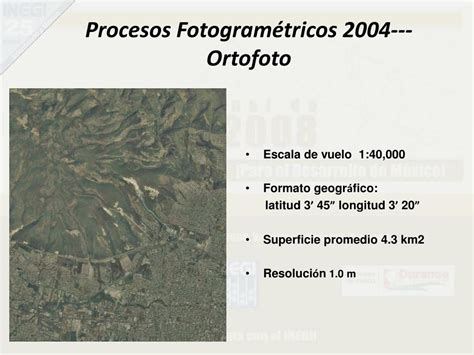 PPT EVOLUCION Y MEJORA CONTINUA DE LOS PROCESOS Y PRODUCTOS FOTOGRAMÉTRICOS DE LA DGG DEL