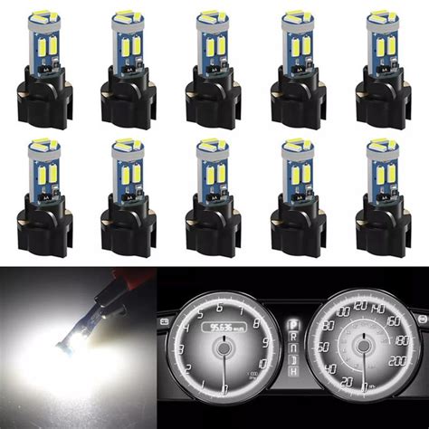 Характеристики 10 шт. супер яркие светодиодные лампы T5 7 SMD 3020 ...