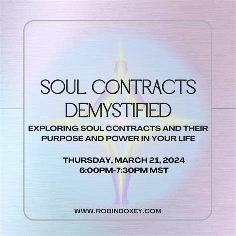 soul contracts demystified robin doxey