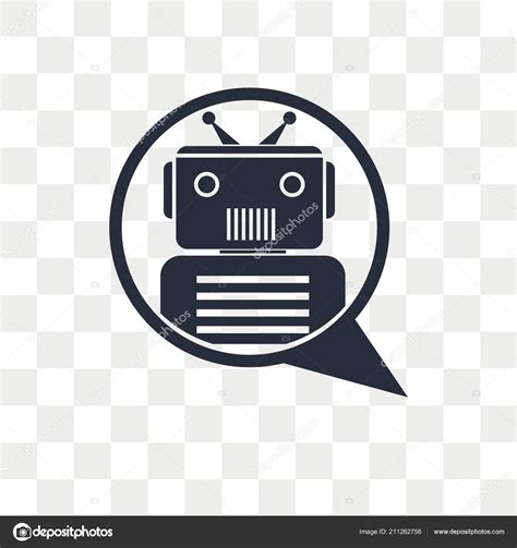 Chat Vector Icon Isolated Transparent Background Chat Logo