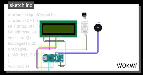 Tugas 9 Sensor Suhu Dan Kelembaban Wokwi Esp32 Stm32 Arduino