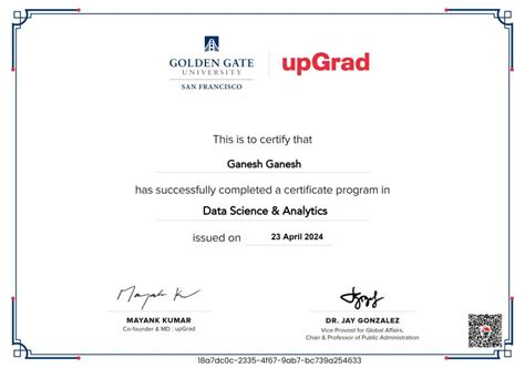 Ganesh Devarkonda On Linkedin Datascience Analytics Upgradcampus