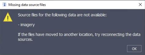 Missing Data Source Files When Configuring A Bing Map Raster Data