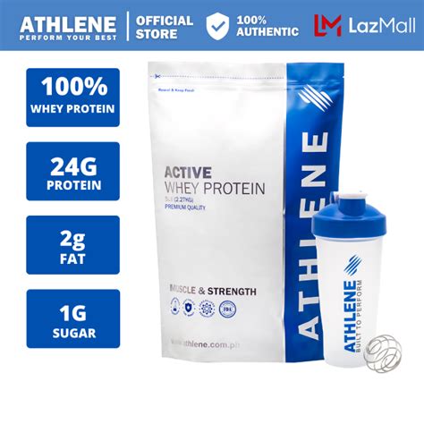 Active Whey Protein 5lb With Shaker Bottle 100 Whey Protein Powder